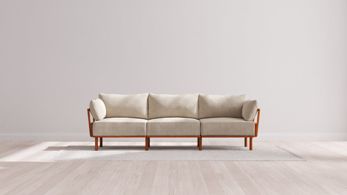 The Indoor Jack 3-Seater Sofa in Balsa – Jackfruit